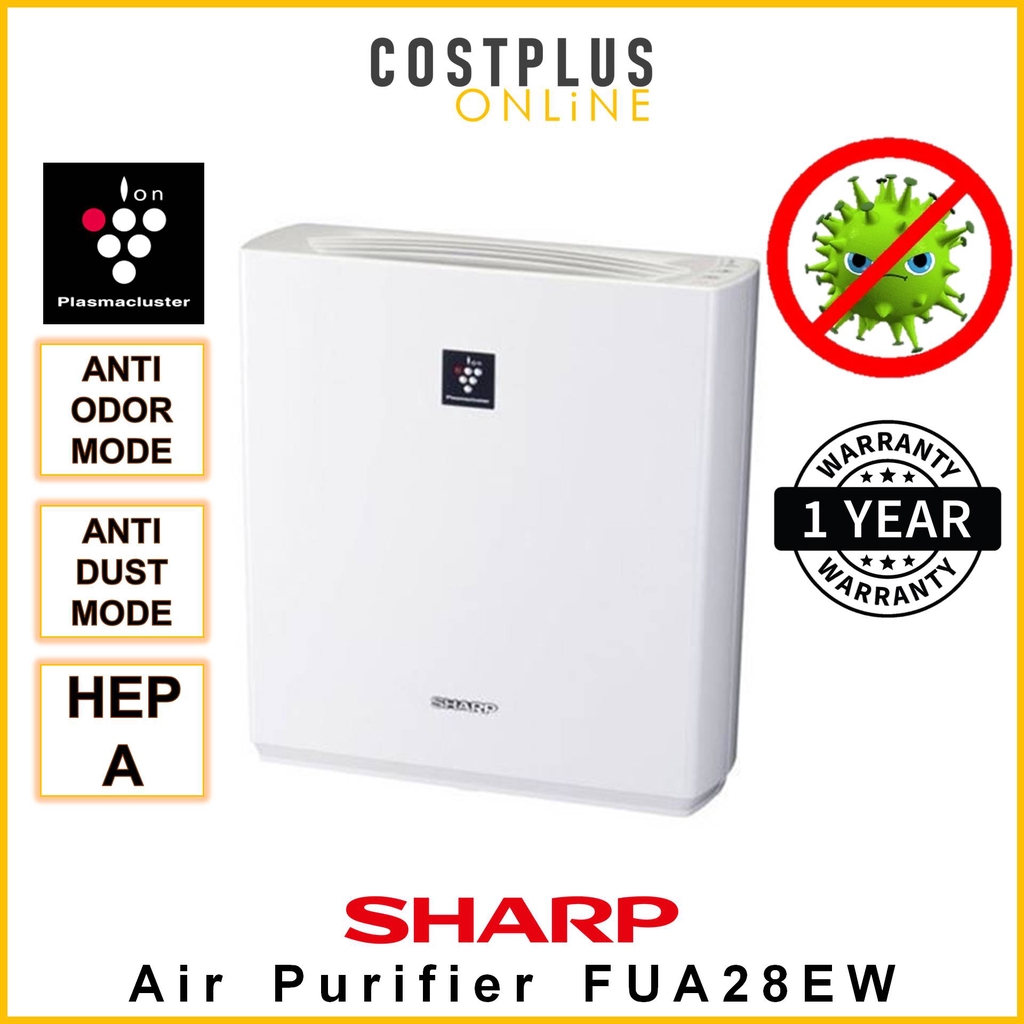 Sharp air purifier fua28ew store