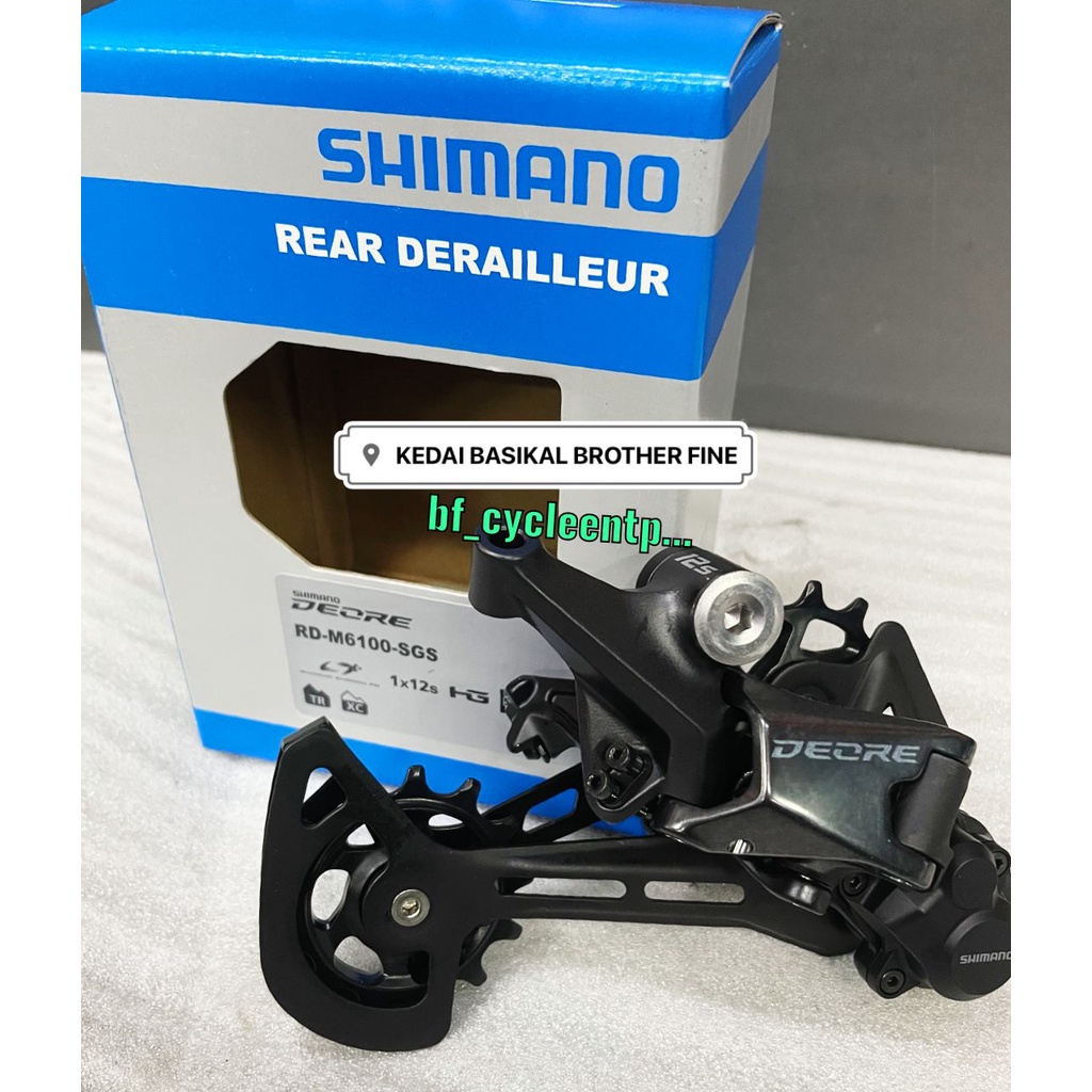 ORIGINAL PART SHIMANO DEORE M6100 12SP CRANK/REAR DERAILER/SHIFTER 12S | Shopee Malaysia