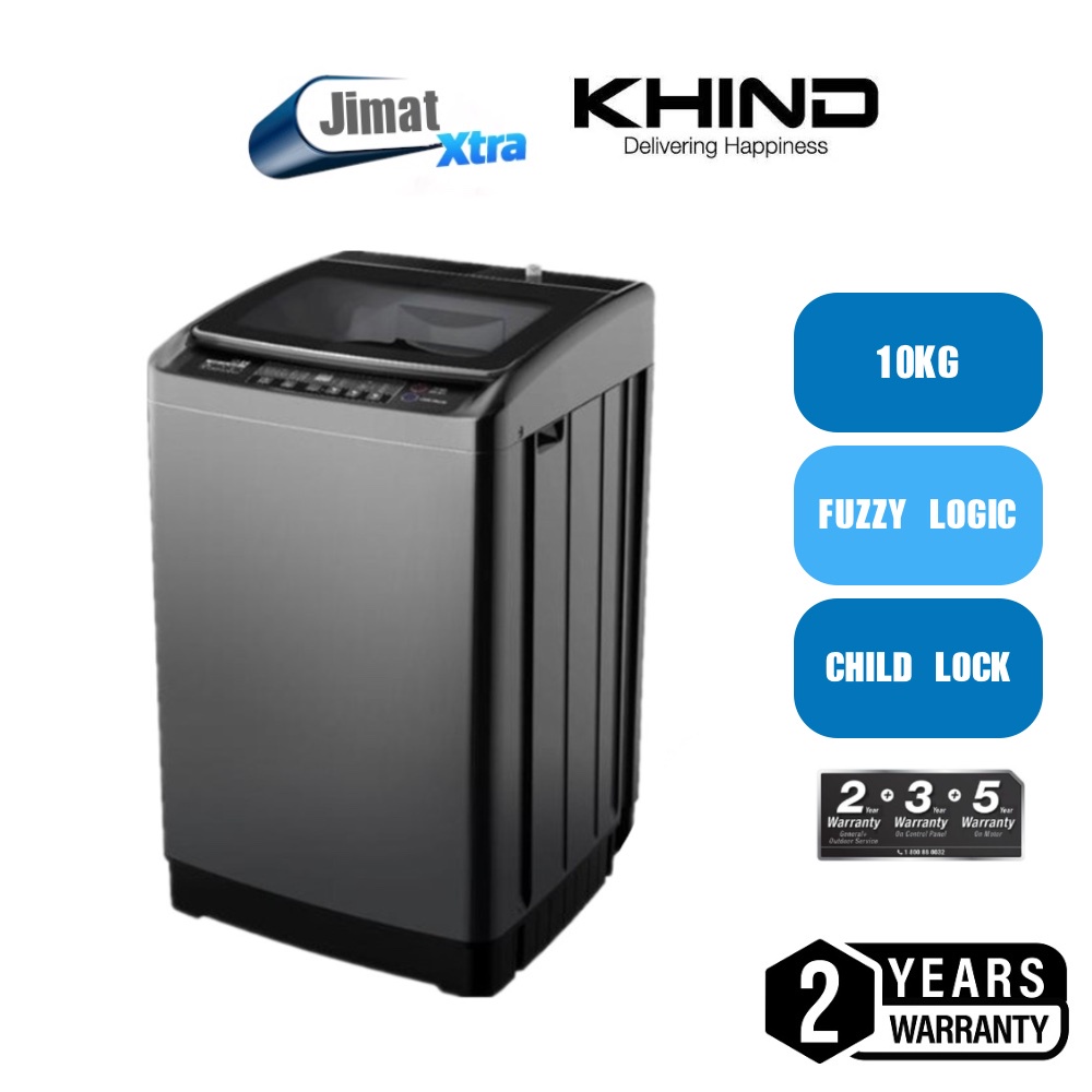 Khind 10KG Fully Auto Washing Machine WM100A Mesin Basuh 8KG WM80A ...