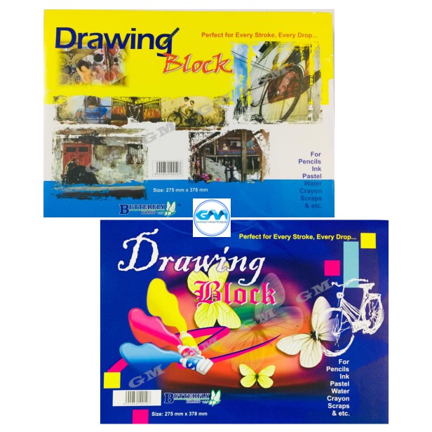 Drawing Block B4 (275mmX378mm) 16's 100gsm | Buku Kertas Lukisan Kertas ...