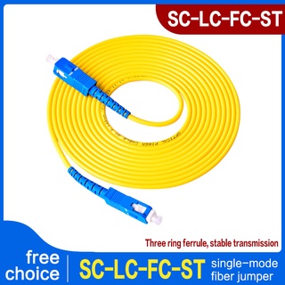 Single-mode fiber patch cord SC-SC to LC-FC-ST pigtail carrier grade ...