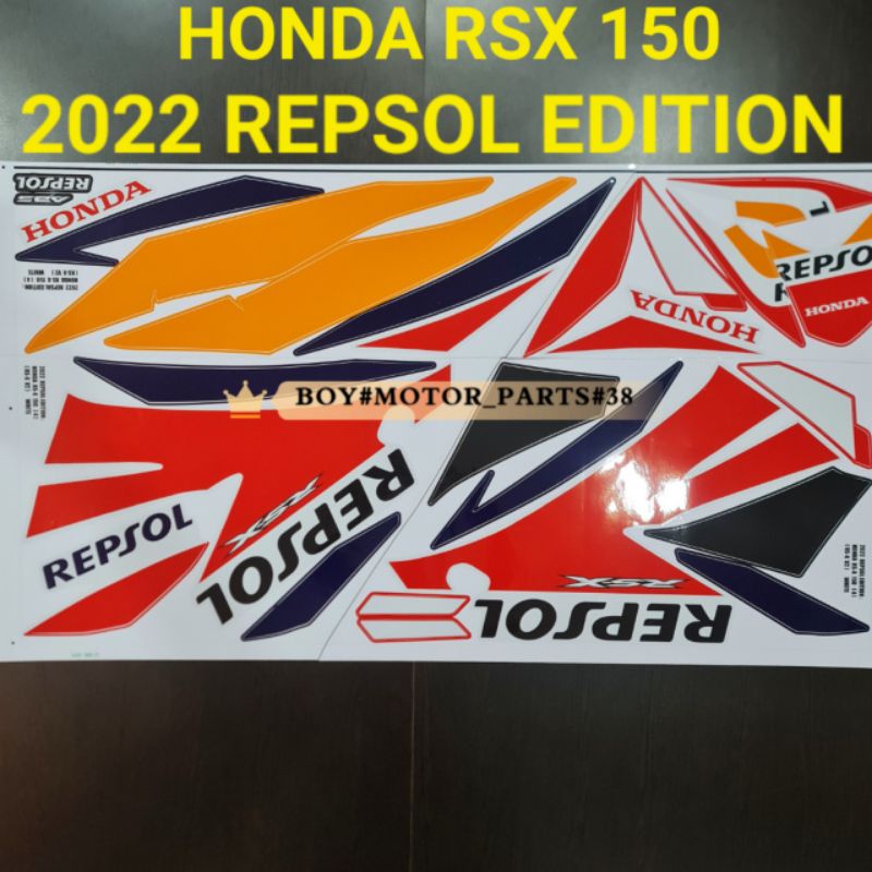 HONDA RSX 150 REPSOL EDITION BODY STICKER ( READY STOCK ) | Shopee Malaysia