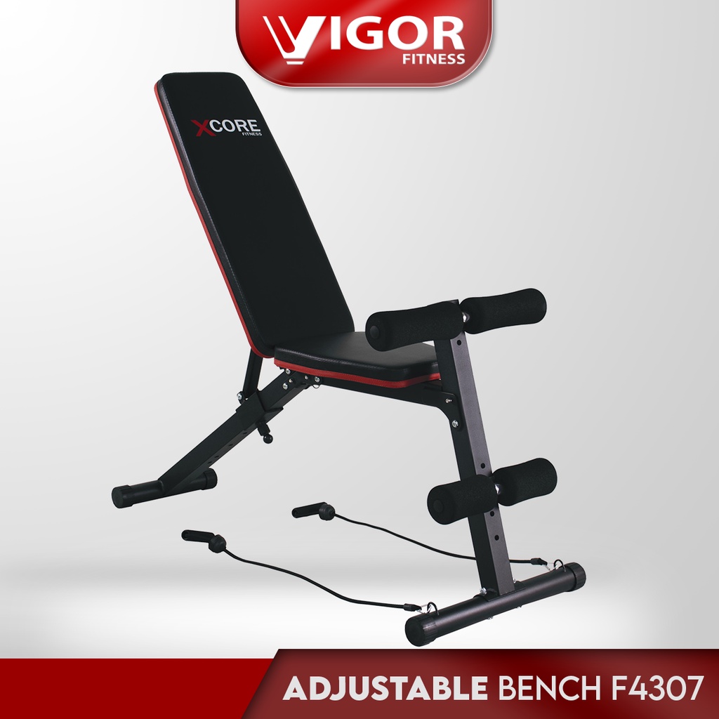 Vigor Fitness Adjustable Dumbbell Bench Weightlifting Bench / Bangku ...