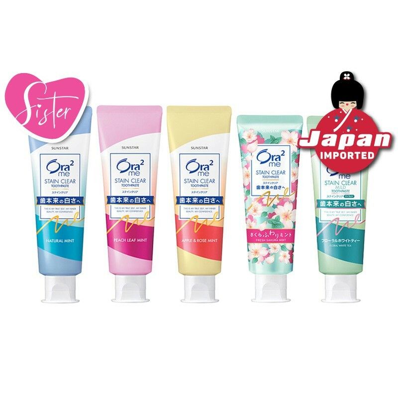 Ora2 Me Stain Clear Toothpaste A2 净白无瑕牙膏 125g/140g | Shopee Malaysia