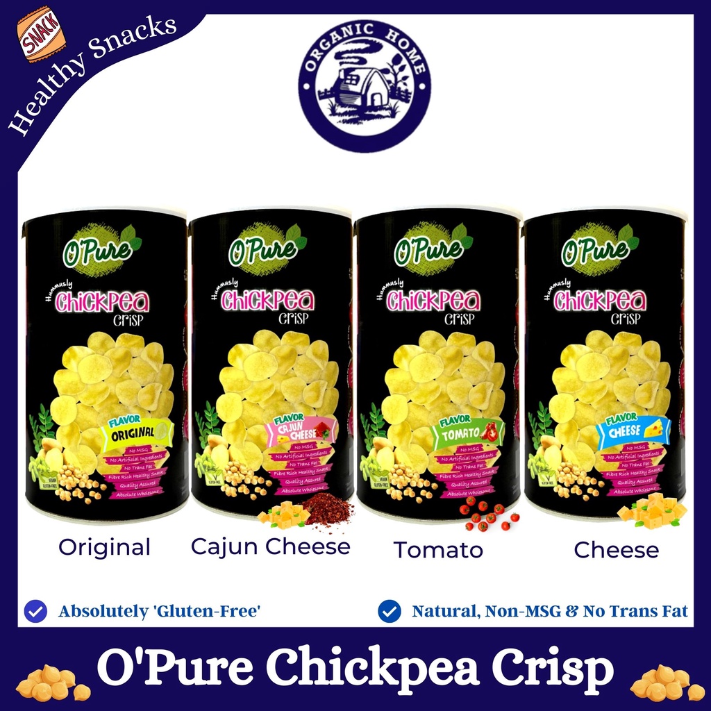 Earth Living O'Pure Chickpea Crisp【Original / Cajun Cheese / Tomato ...