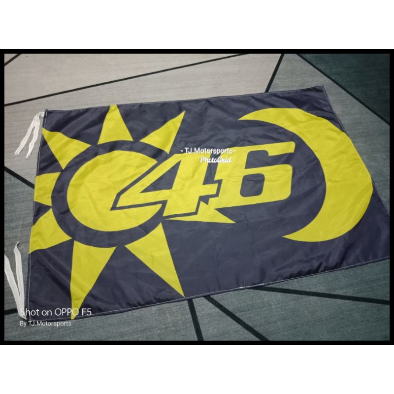 Bendera Flag Motogp Valentino Rossi 46 Pecco Maverick Vinales 25 Marc ...