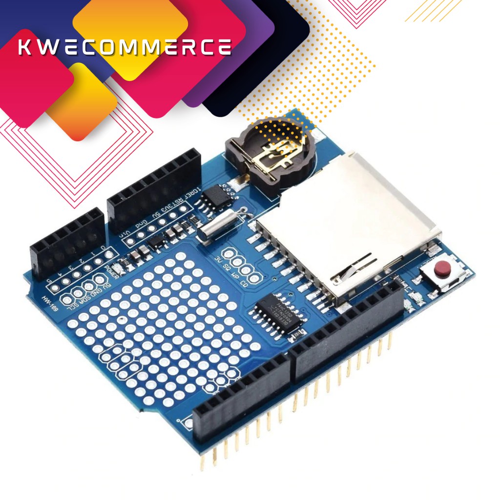 [ CLEARANCE SALES ] Arduino Data Logging Shield (SD Card RTC Log Sensor ...