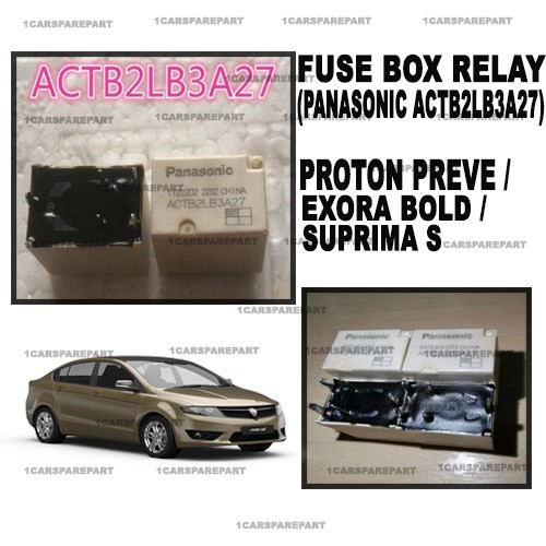 PROTON GENUINE PREVE/EXORA BOLD/SUPRIMA S FUSE BOX RELAY (PANASONIC ...