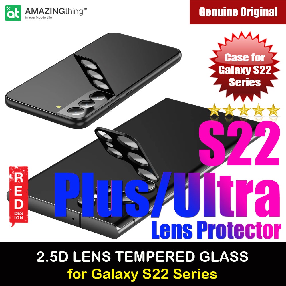 AMAZINGThing 2.5D Lens Protector Lens Tempered Glass for Galaxy S22 ...