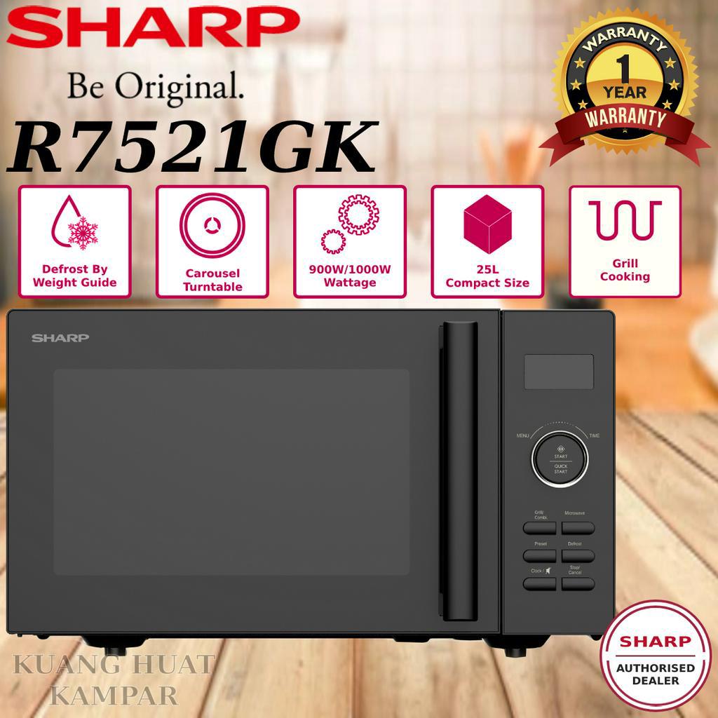 SHARP 25L MICROWAVE OVEN WITH GRILL R7521GK | Shopee Malaysia