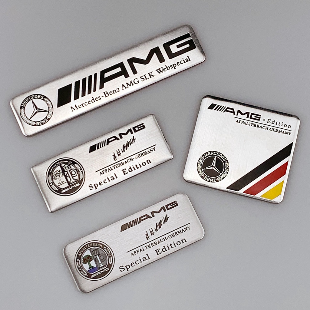 Mercedes-Benz Apple tree aluminum stickers AMG car Logo decor stickers ...