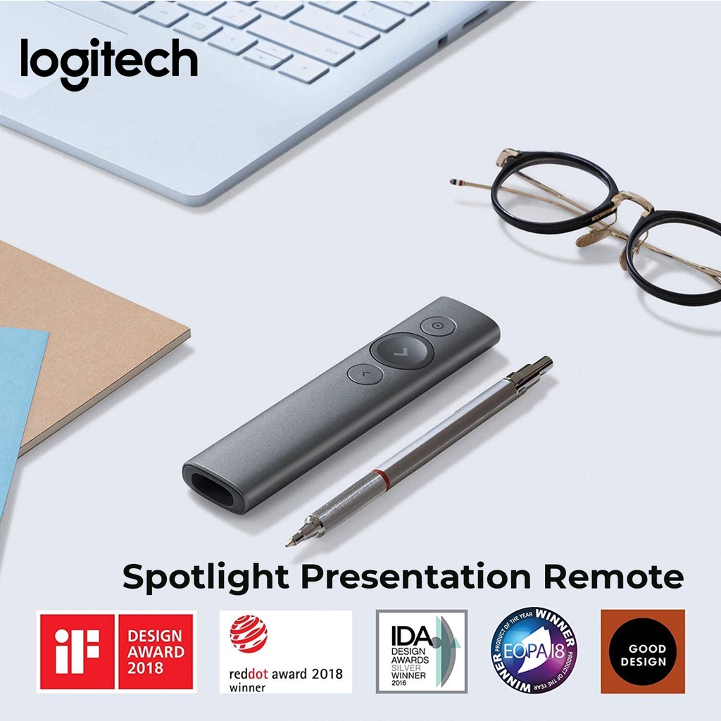 Logitech Spotlight Advanced Wireless Presentation Remote | Shopee Malaysia