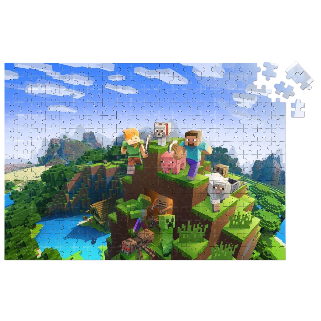 Minecraft Boy Learning 300 Pieces Preschool Education Jigsaw Puzzle ...