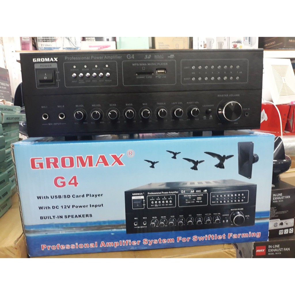 Original Amplifier GROMAX G4 Untuk Rumah Burung Walet | Shopee Malaysia