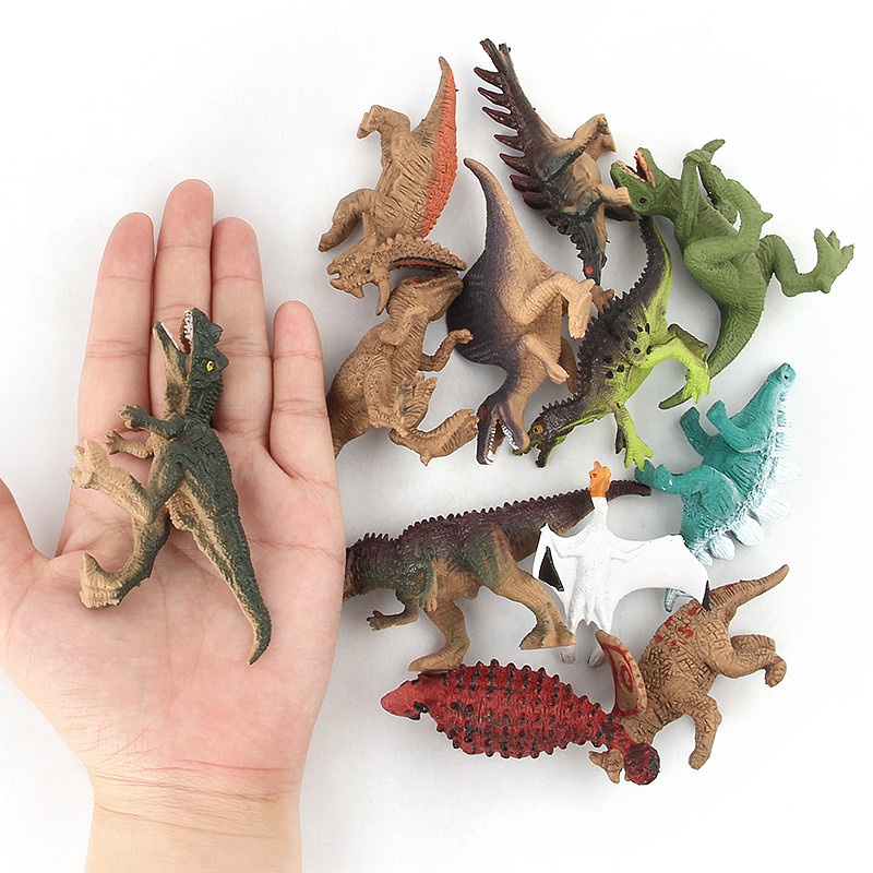 【Starlight】1 Set 12 Pcs Small Dinosaur Toys Kid Jurassic World ...