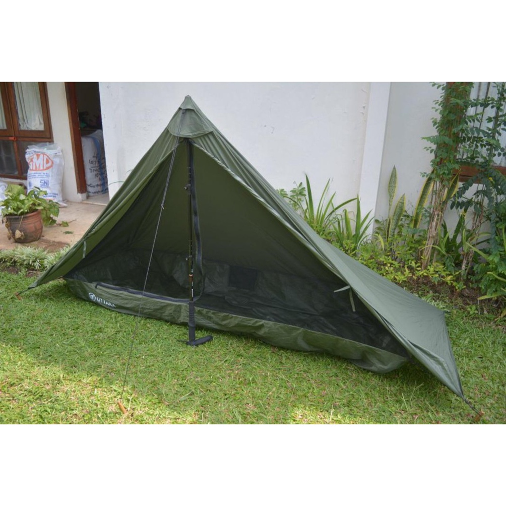 Uttara Ultralight Tarp Tent (1Person) - Green | Shopee Malaysia