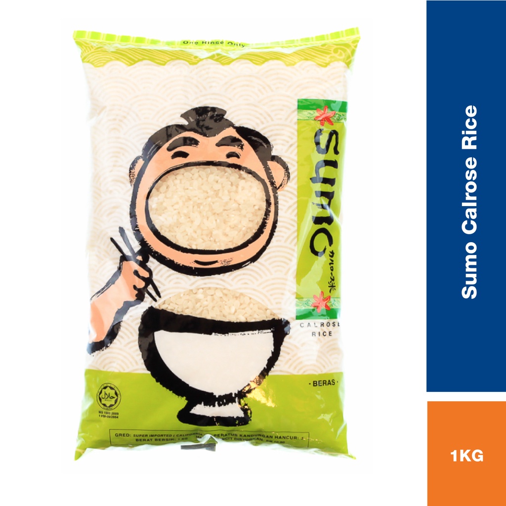 Sumo Calrose Rice 1kg (Halal) / Beras Jepun / Sushi Rice | Shopee Malaysia