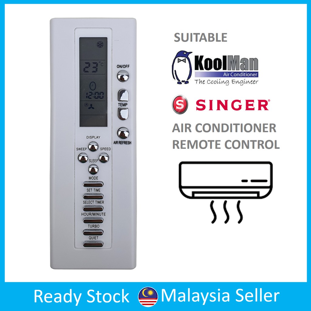 Koolman / Singer Replacement For Koolman Singer Air Cond Aircond Air ...