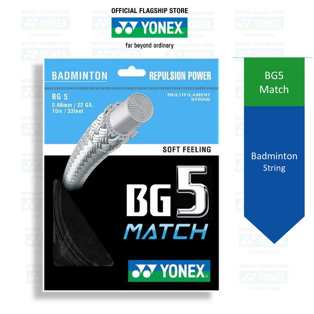 Yonex BG 5 Match Badminton String|Tali Badminton BG5 MATCH | Shopee Malaysia