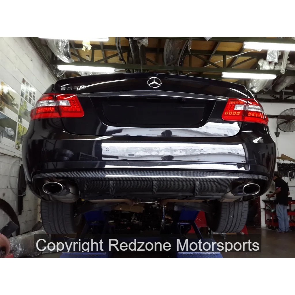 Mercedes benz W212 E-Class Prefacelift AMG carbon fiber diffuser ...