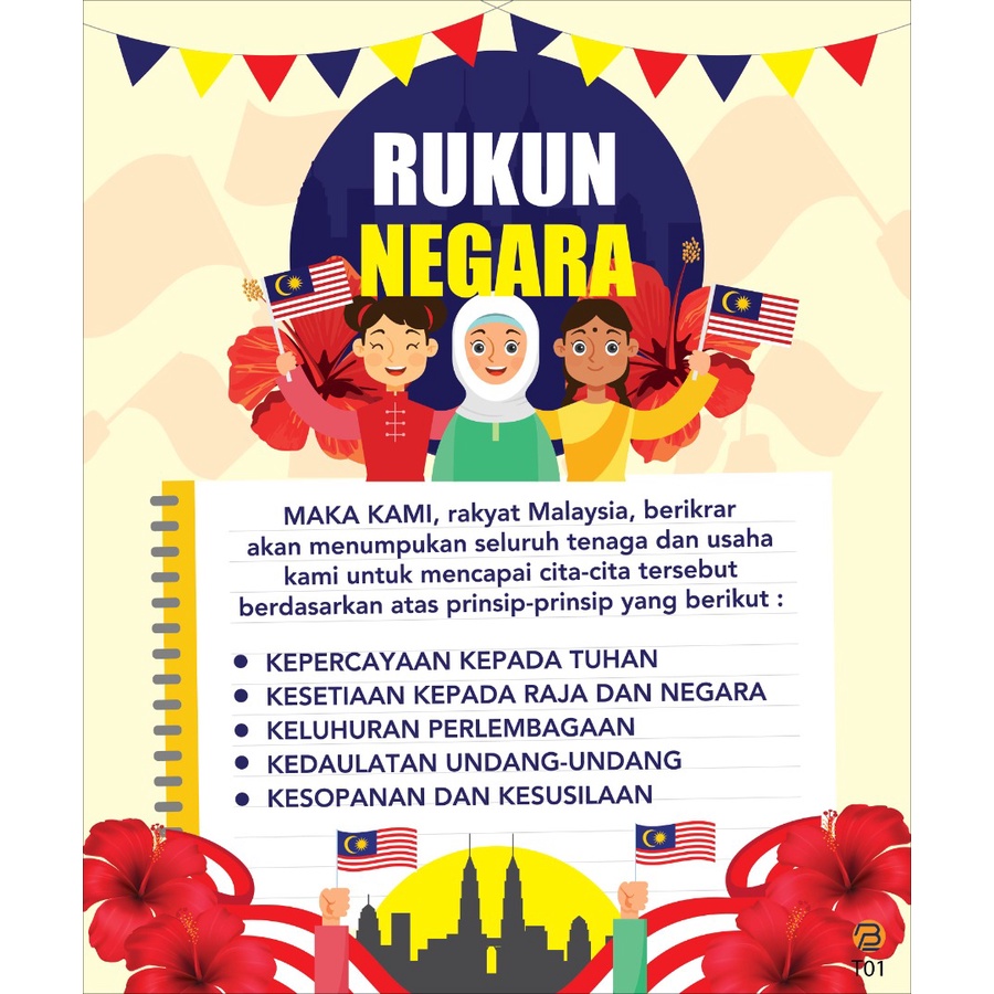 POSTER RUKUN NEGARA - READY STOCK | Shopee Malaysia