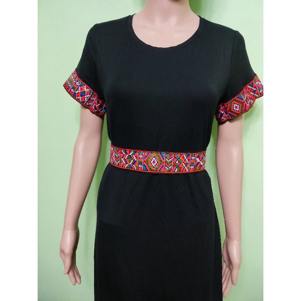 Baju Tradisional moden Sabah/Dress Rungus corak sinombitan | Shopee ...