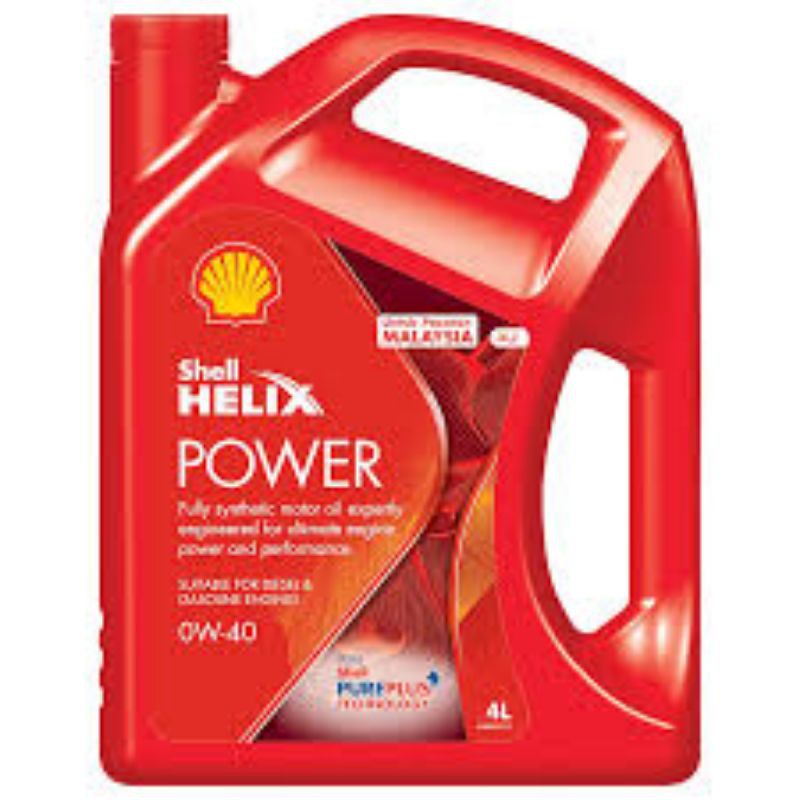 Shell Helix Power 0W-40 (Original) | Shopee Malaysia
