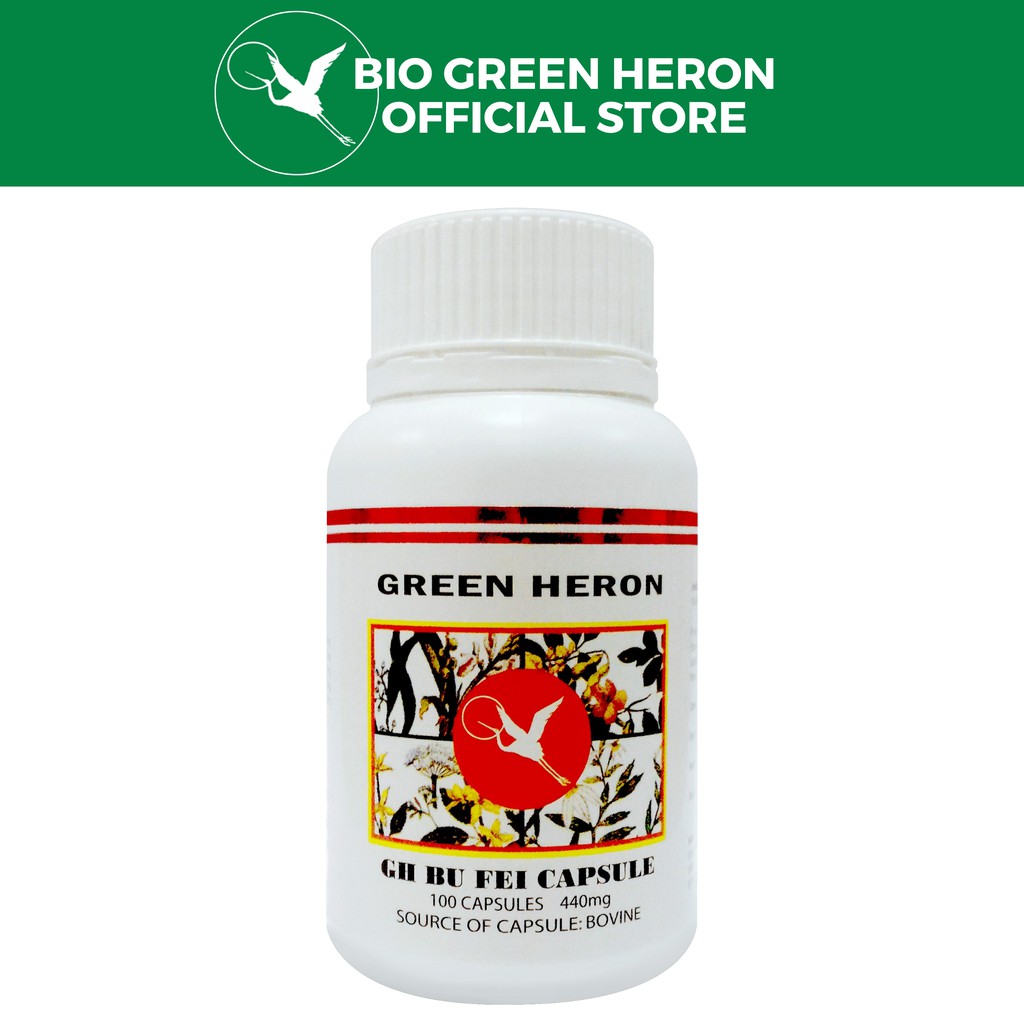 Green Heron GH Bu Fei Capsule 100 Capsules 410mg - Lungs | Shopee Malaysia