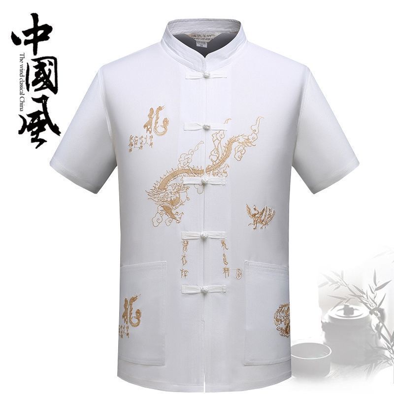 daidai (Ready Stock) CNY Men Man Cheongsam Short Long Sleeve Shirt ...