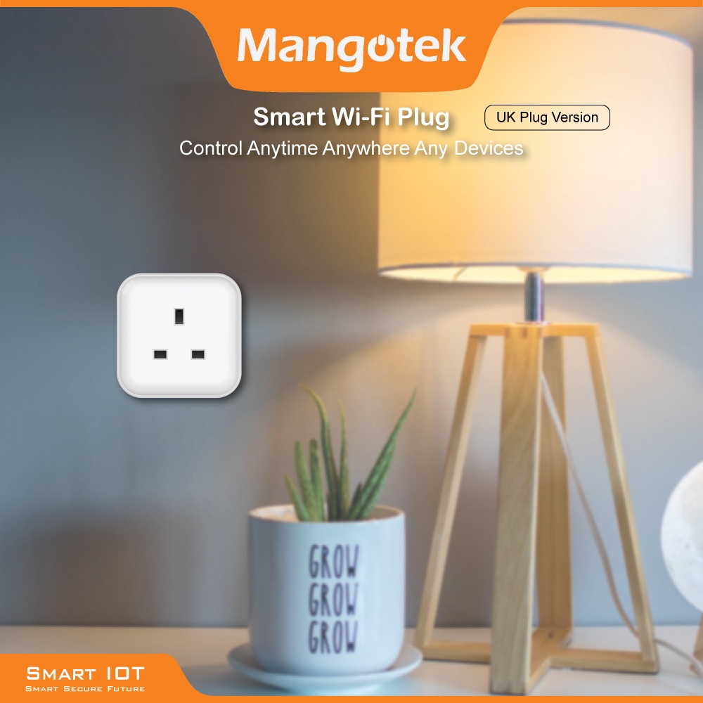 Mangotek Homekit Plug UK with Power Monitoring 240V 13A Homekit Ewelink ...