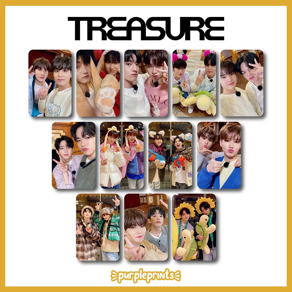 TREASURE Winter Camp #2 2022 SET LOMOCARDS FANMADE FANKIT | Shopee Malaysia