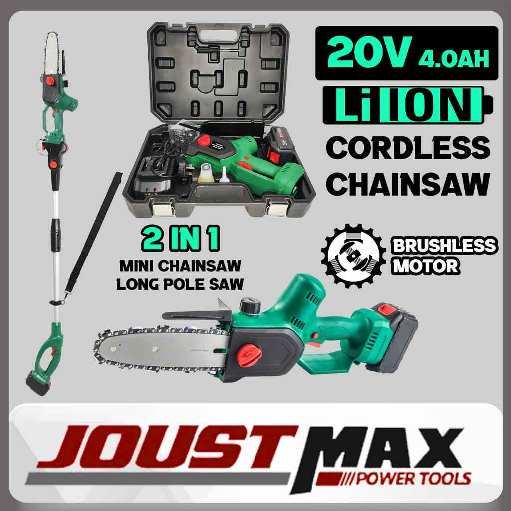 CSP209 20V Li-Ion 2 In 1 Cordless Mini Chainsaw Or Cordless Pole Saw ...