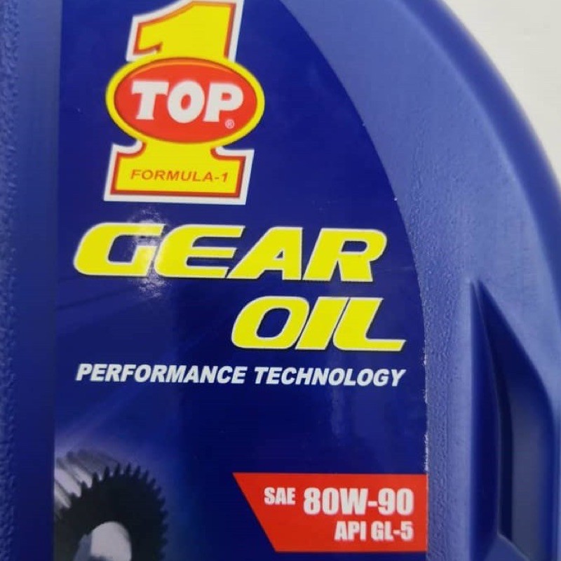 Top 1 SAE 80W-90 GL-5 Gear Oil (4 liter) | Shopee Malaysia