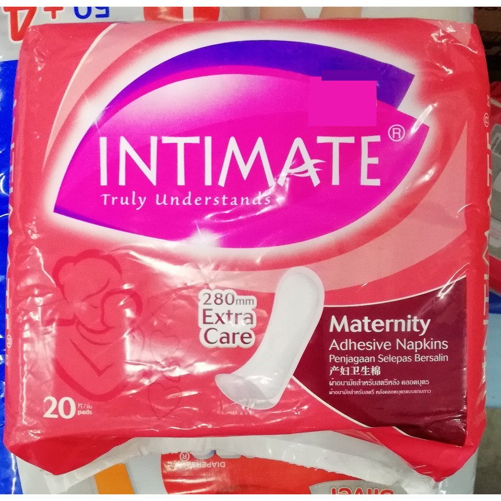 INTIMATE MATERNITY PAD 280mm EXTRA CARE 20s | Shopee Malaysia