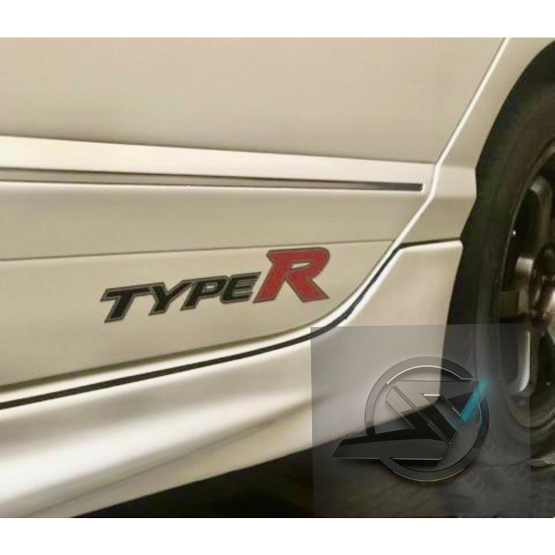 (Ready Stock) S632# 2pcs Civic FD Type R Car Side Door Vinyl Decal ...