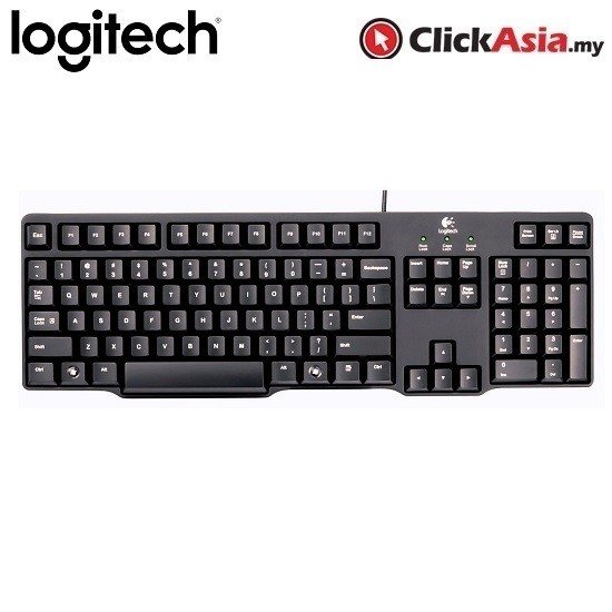 Logitech K100 Classic PC Keyboard PS/2 Connection (920-002145) | Shopee ...