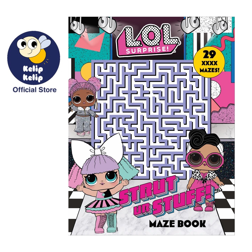 LOL Surprise Maze Activity Book For Kids Strut Ur Stuff with Tons of ...