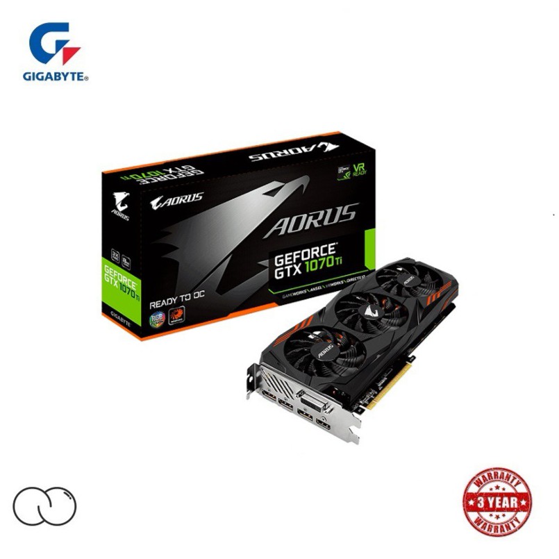 GIGABYTE GTX 1070Ti AORUS 8GD GPU (GV-N107TAORUS-8GD) | Shopee Malaysia