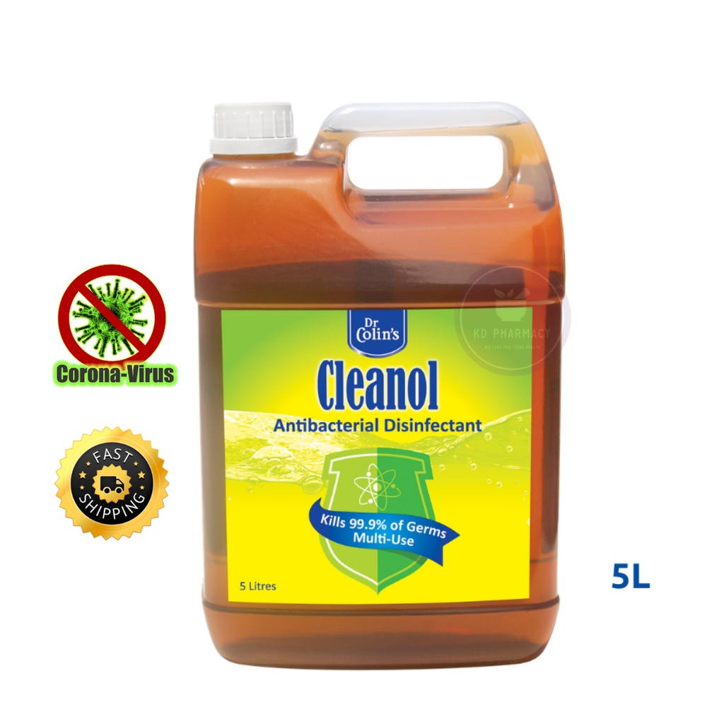 DR COLIN'S CLEANOL ANTIBACTERIAL DISINFECTANT LIQUID 5L | Shopee Malaysia