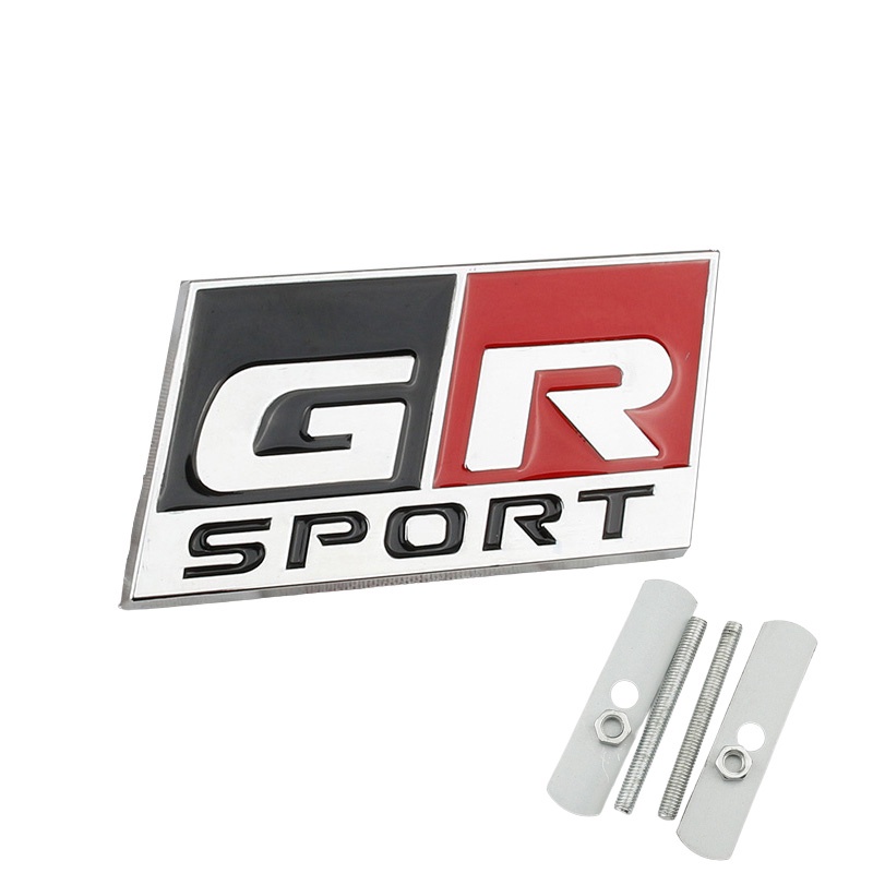 1 Metal Car Sticker GR GR Sport grille emblem Logo for Toyota Gazoo ...