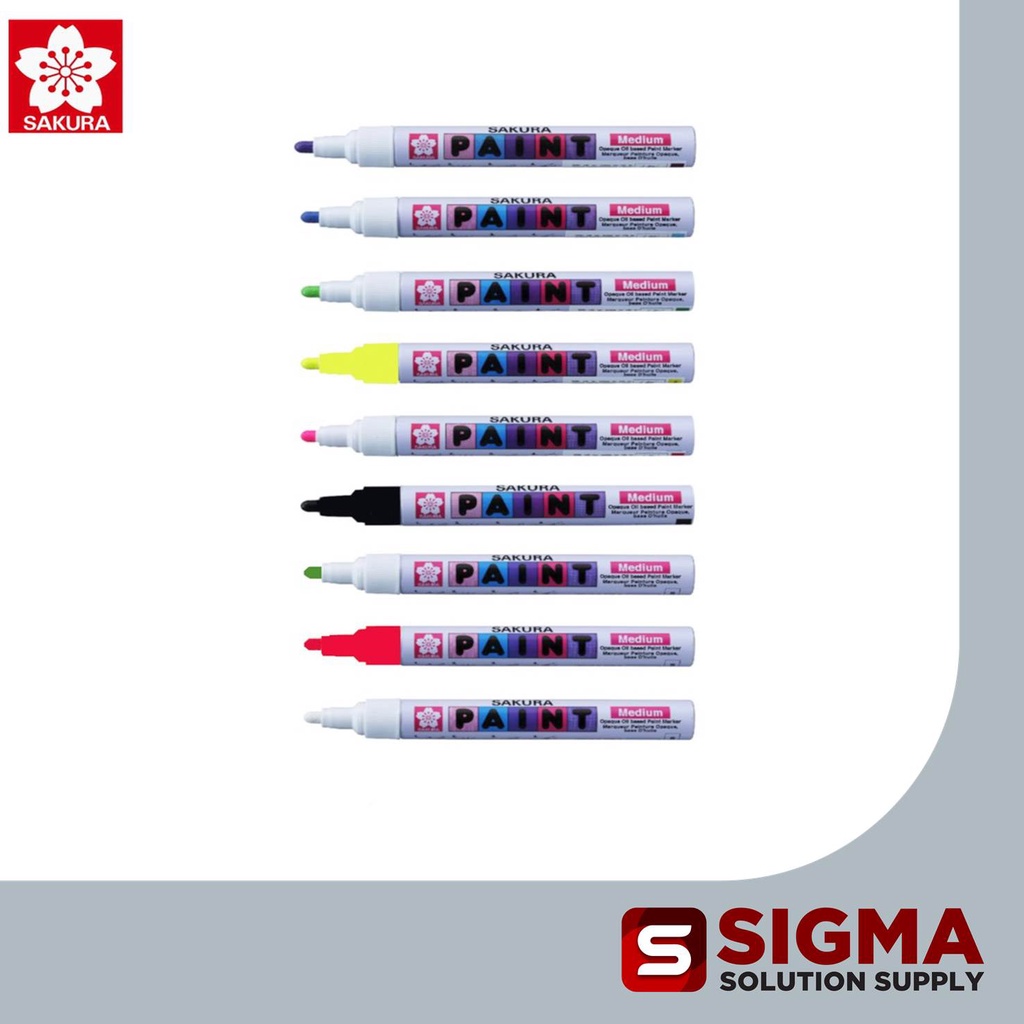 Sakura Paint Marker Medium Nib 2.0mm Permanent 100% ORIGINAL READY ...