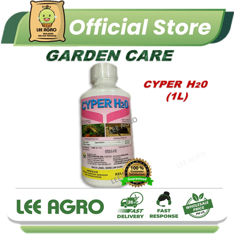 *READY STOCK* 1L Cyper H2O/ Garden Care/Mencegahkan Ulat Pokok/Vitamin ...