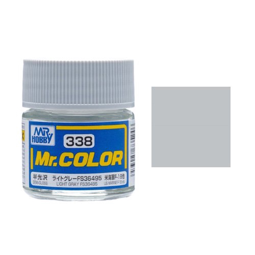Mr. Hobby-Mr. Color-C338 Light Gray FS36495 Semi-Gloss (10ml) | Shopee ...