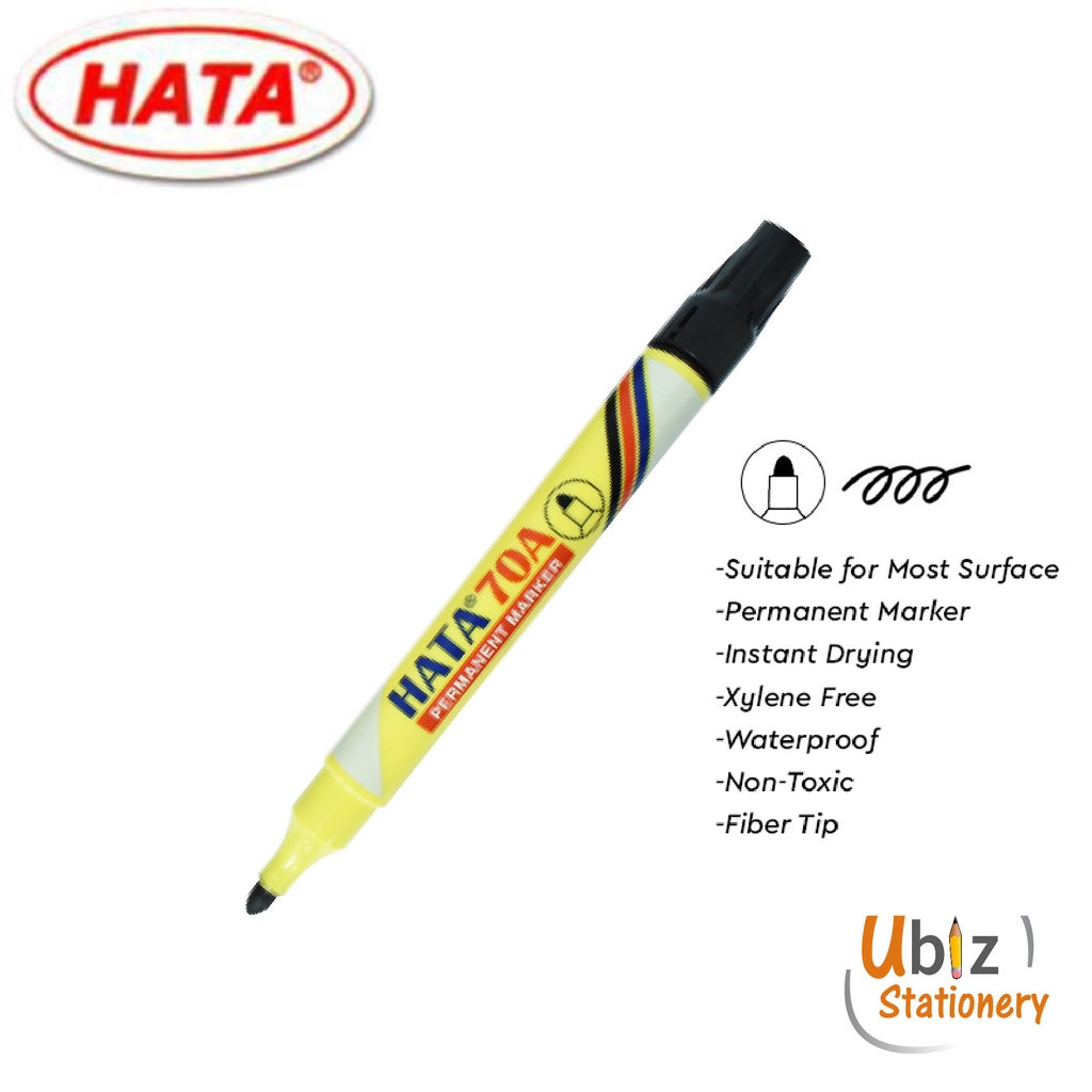 HATA 70A PERMANENT MARKER (BLACK/BLUE/RED) | Shopee Malaysia