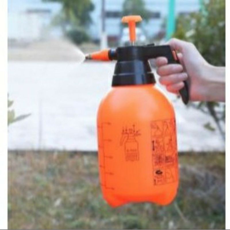 2L Heavy Duty Deluxe Chemical Pressure Spray Plastic Nozzle Bottle ...