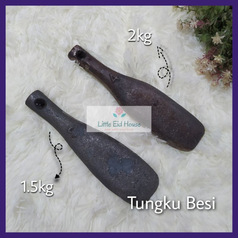 Tungku Besi ( Berat 2kg & 1.5kg) | Shopee Malaysia