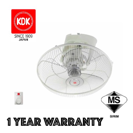 KDK KQ409/PANASONIC F-MQ409/OSRAM LEDVANCE ,UMS 16" 360° Degree Fan ...