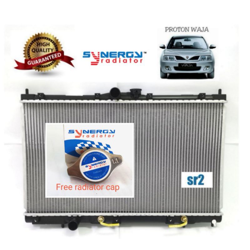 Waja 1.6 MMC 4G18 Radiator tangki air 26mm Double layer Brand synergy ...