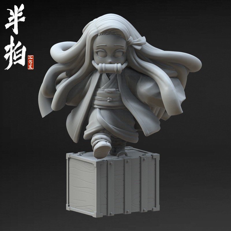 Anime Demon Slayer Kimetsu No Yaiba Nezuko Kamado 3D STL File for PLA ...