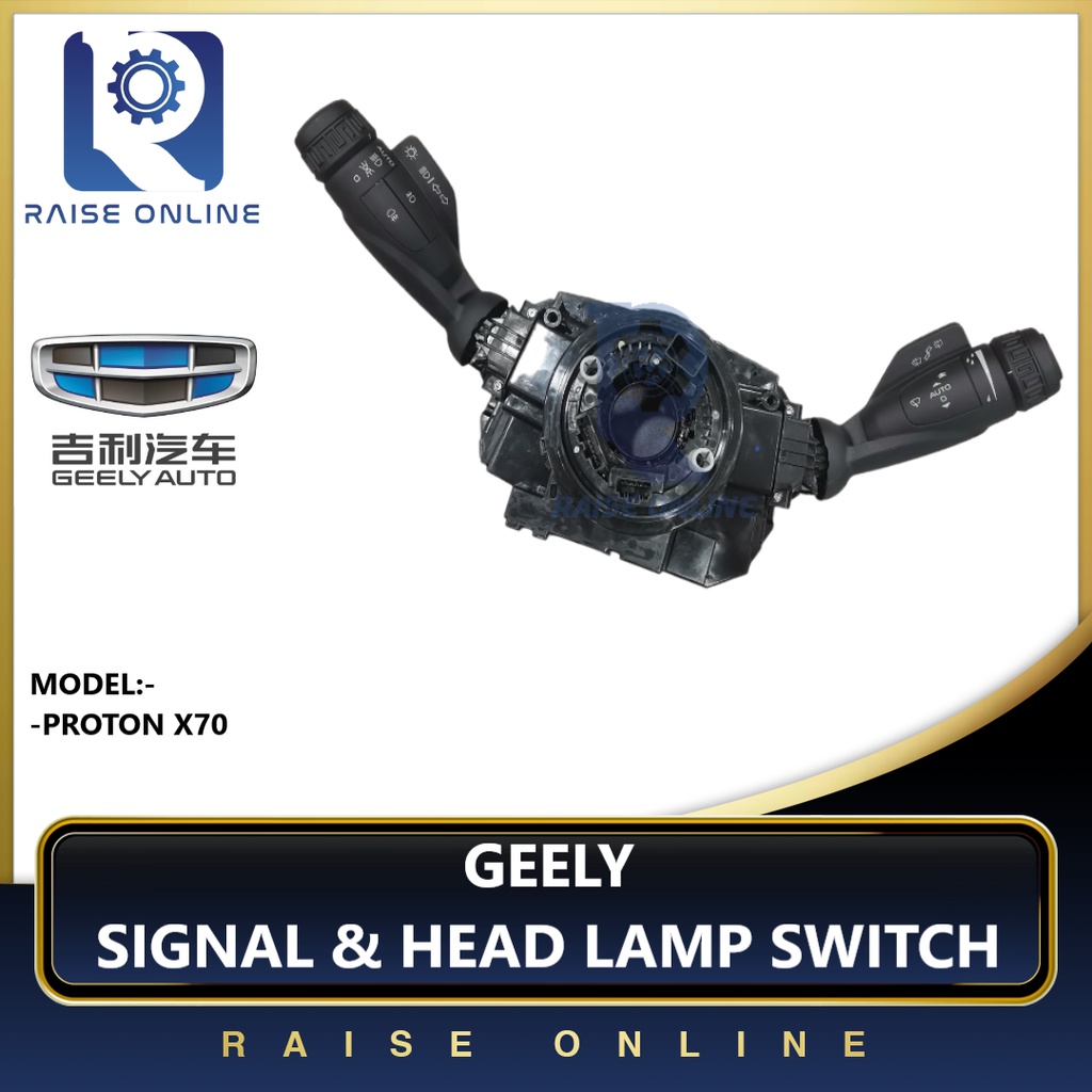(ORIGINAL GEELY) PROTON X70 CLOCK SPRING HEAD LAMP SWITCH+WIPER SWITCH ...